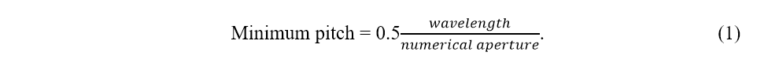 Lithography Resolution Limits - Arrayed Features - SemiWiki