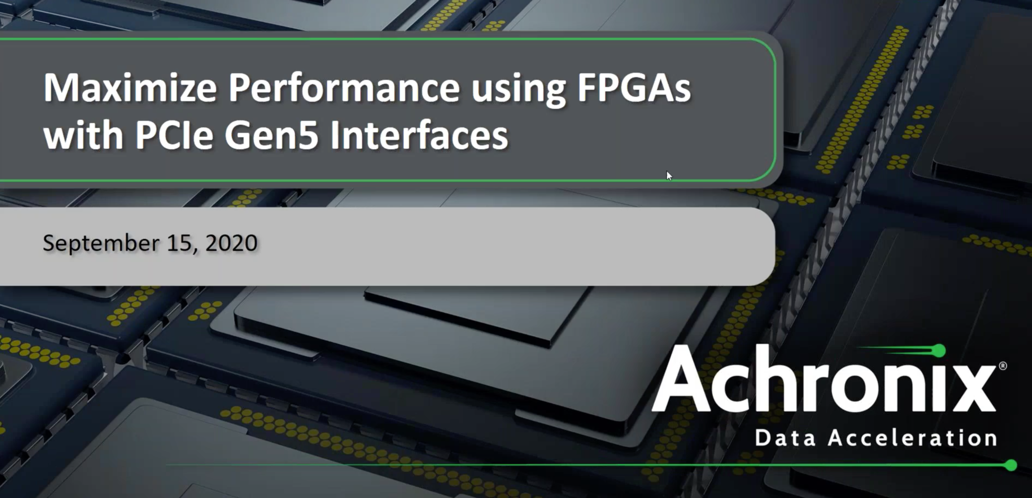 Maximize Performance Using FPGAs with PCIe Gen5 Interfaces