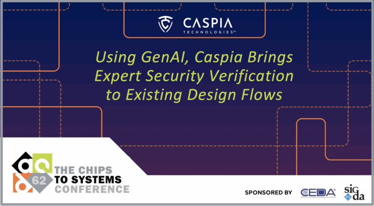 Caspia Technologies at the 2025 Design Automation Conference #62DAC ...