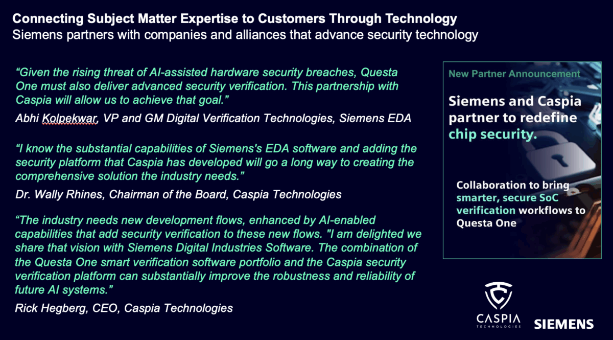 Caspia Focuses Security Requirements at DAC - SemiWiki